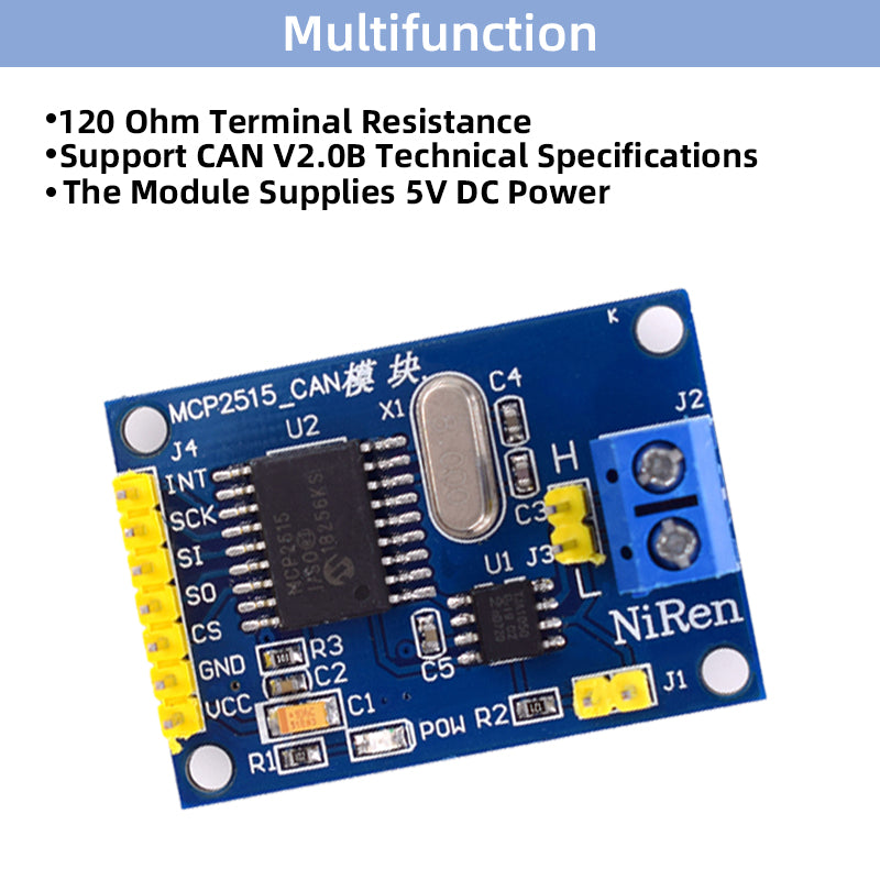 Can Bus Spi Protocol Tja1050 Receiver Module 51 Mcu Program Routines M Zkhkic