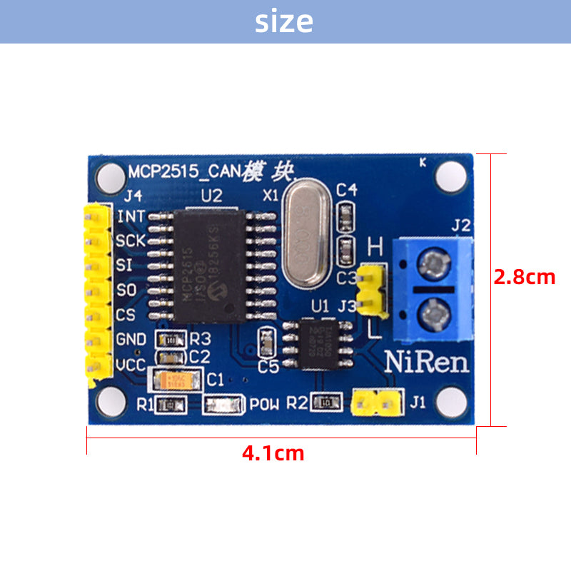 Can Bus Spi Protocol Tja1050 Receiver Module 51 Mcu Program Routines M Zkhkic